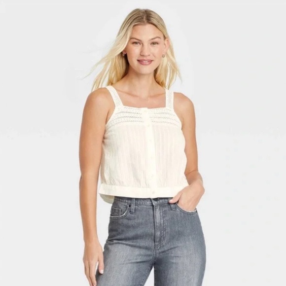 Universal Thread | Tops | Universal Thread Crochet Tank | Poshmark